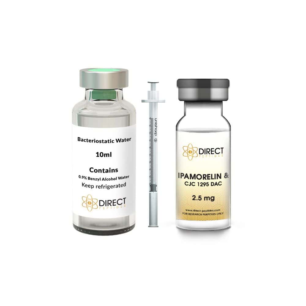 Buy Ipamorelin CJC Without DAC Blend 2.5mg Vial